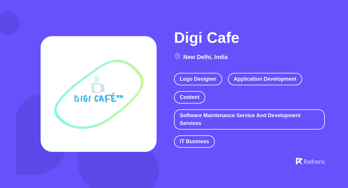 Digi Cafe | Logo Designer, New Delhi -Refrens