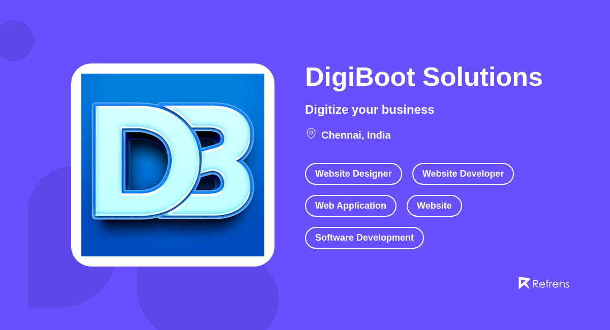 DigiBoot Solutions, Chennai -Refrens