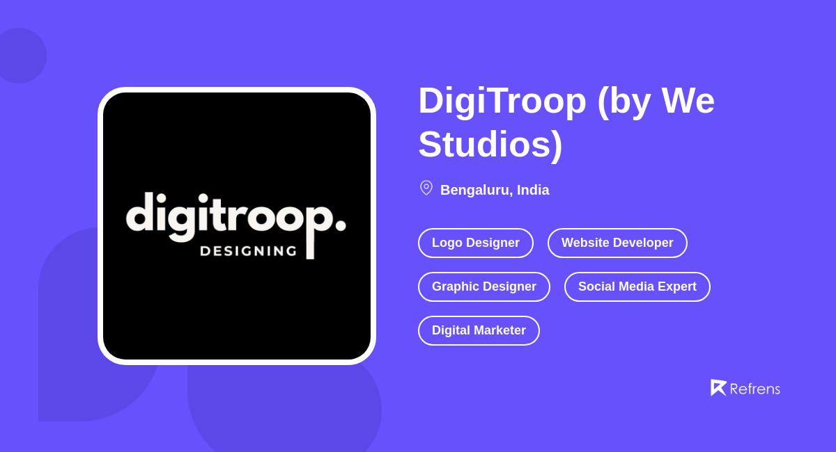 DigiTroop (by We Studios), Bengaluru -Refrens