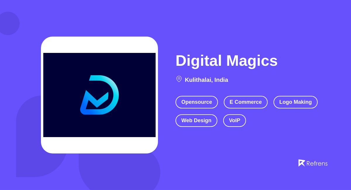 Digital Magics | Web Design, Kulithalai -Refrens