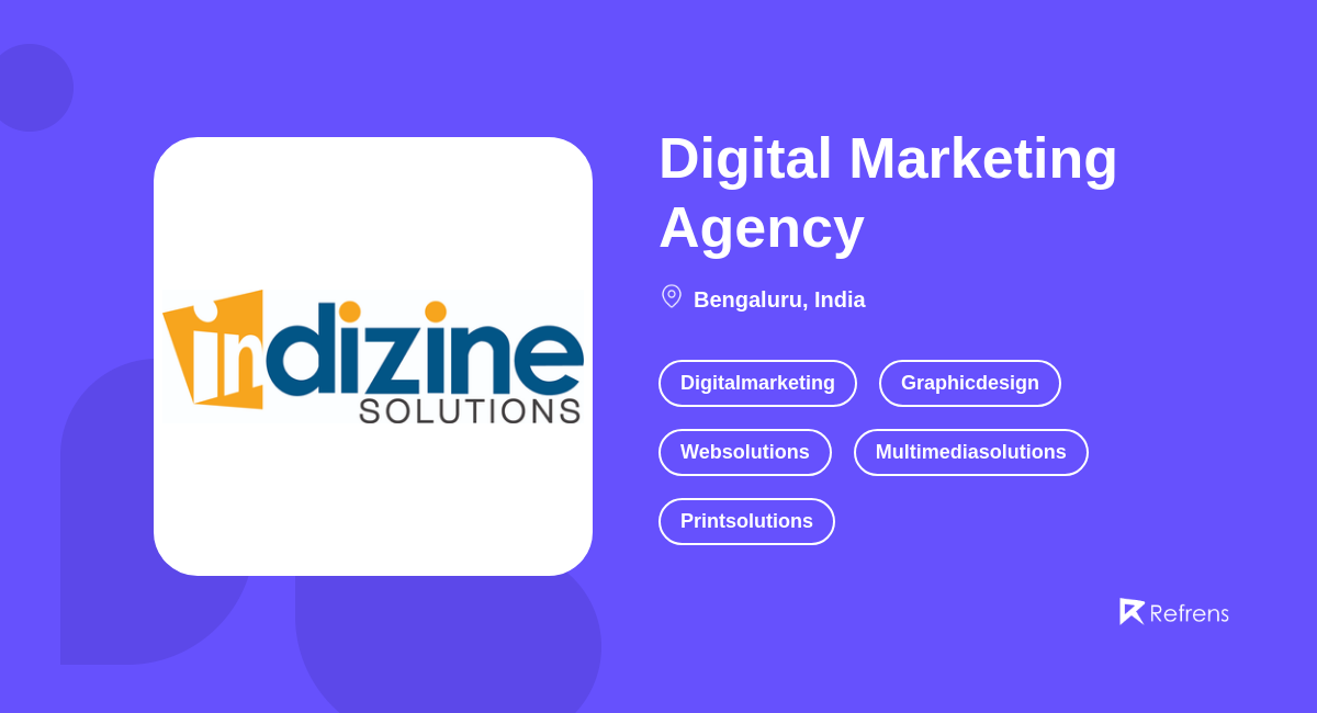 Digital Marketing Agency | Digitalmarketing, Bengaluru -Refrens