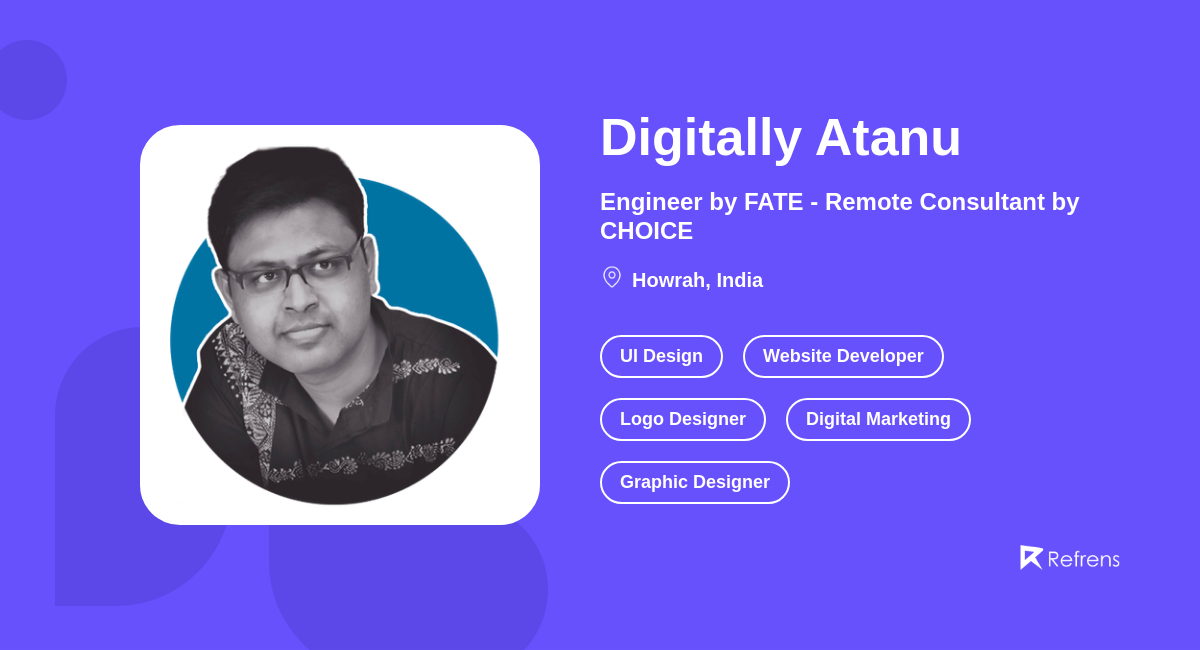 Digitally Atanu | Website Developer, Howrah -Refrens