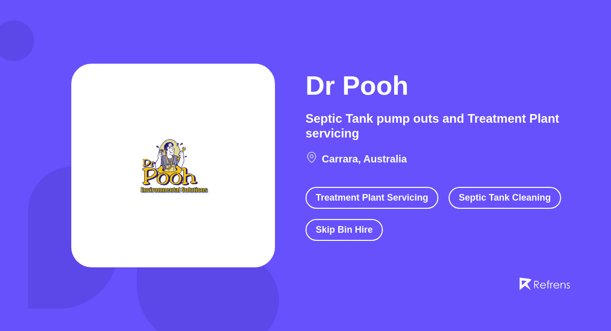 Dr Pooh, Carrara -Refrens