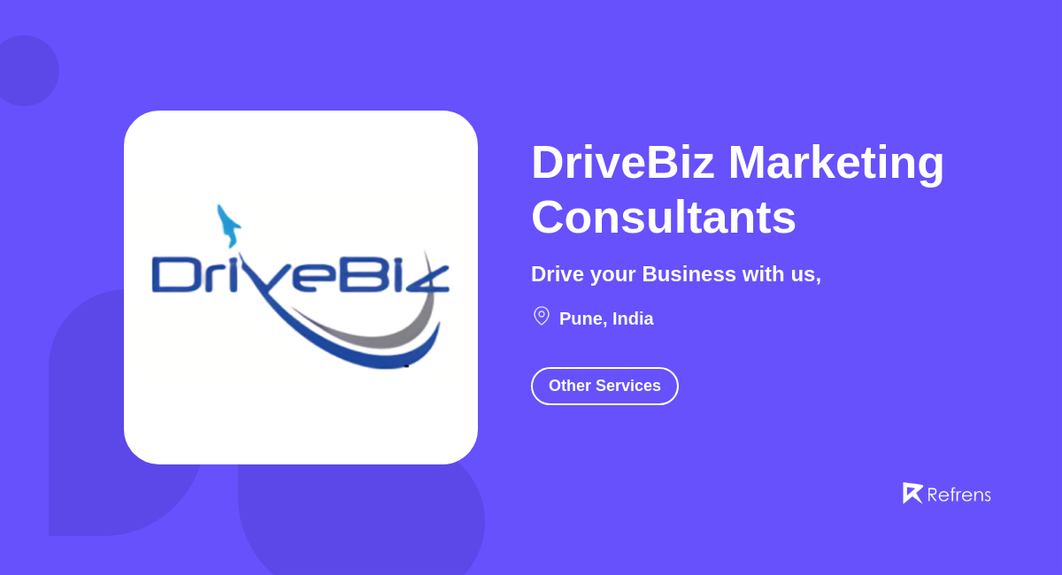 DriveBiz Marketing Consultants | Other Services, Pune -Refrens