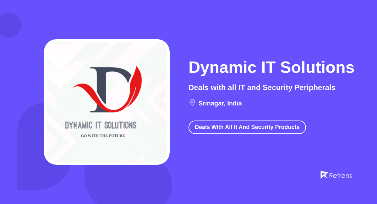 Dynamic IT Solutions | Deals With All It And Security Products ...