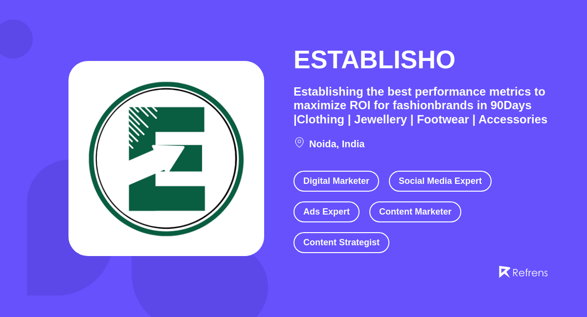 ESTABLISHO, Noida -Refrens