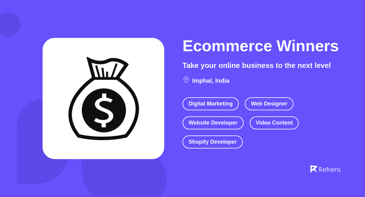 Ecommerce Winners, Imphal -Refrens