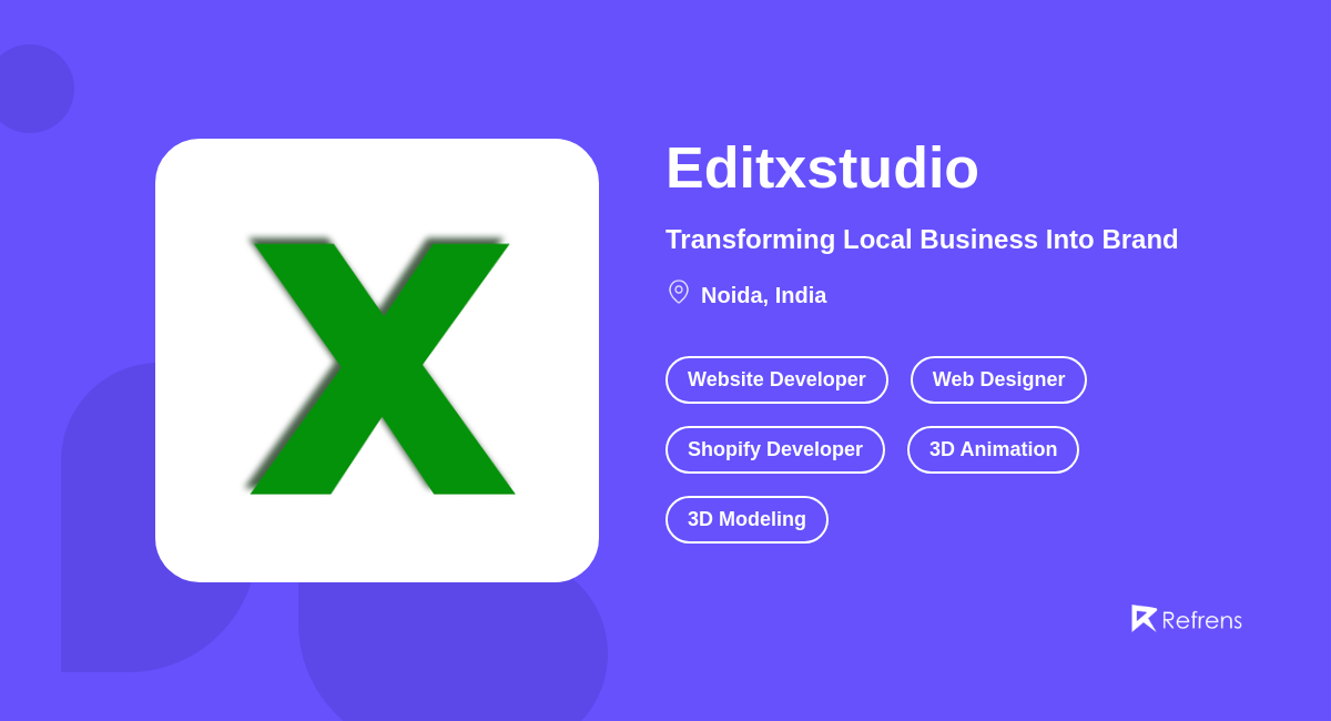 Editxstudio, Noida -Refrens