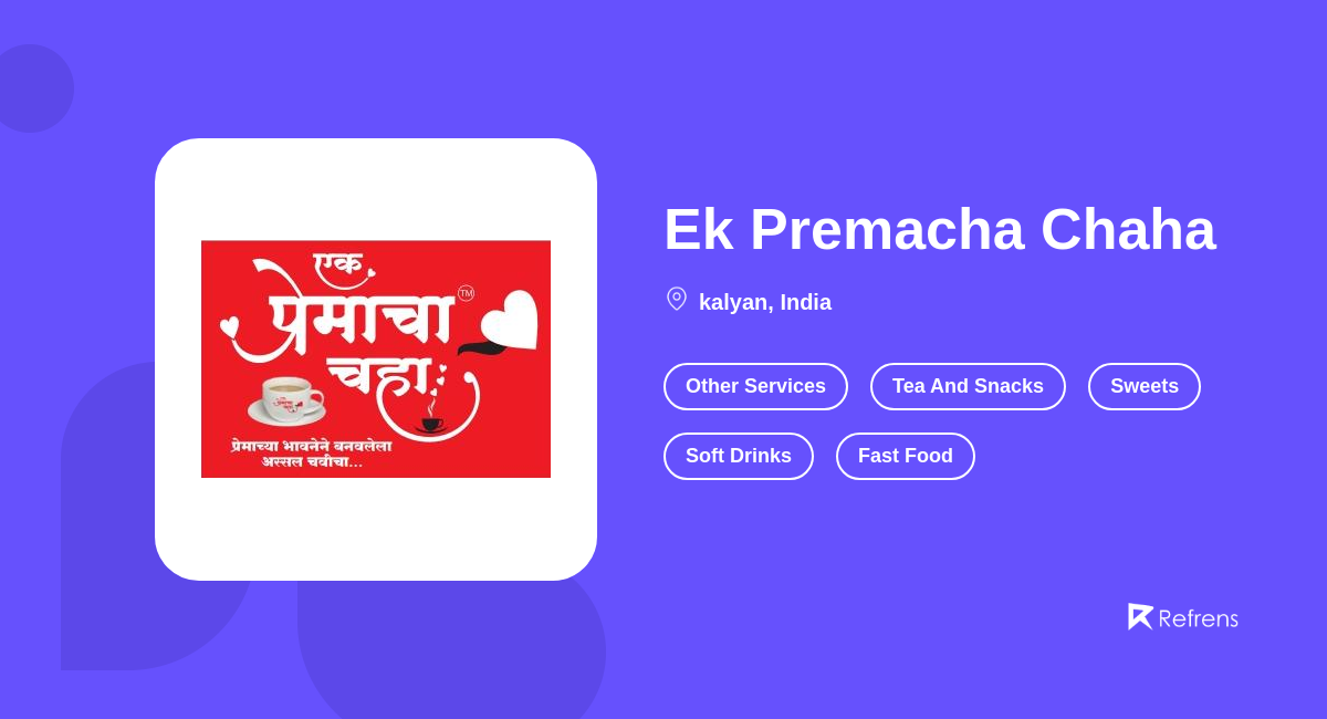 Ek Premacha Chaha | Other Services, kalyan -Refrens