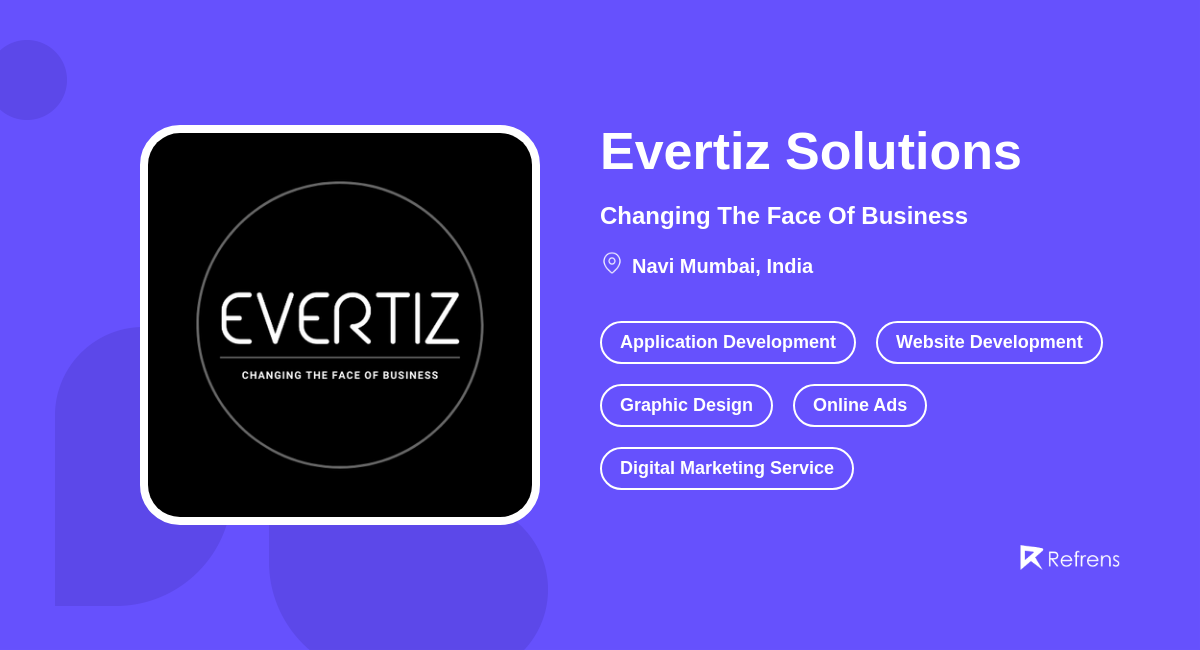 Evertiz Solutions | Online Ads, Navi Mumbai -Refrens