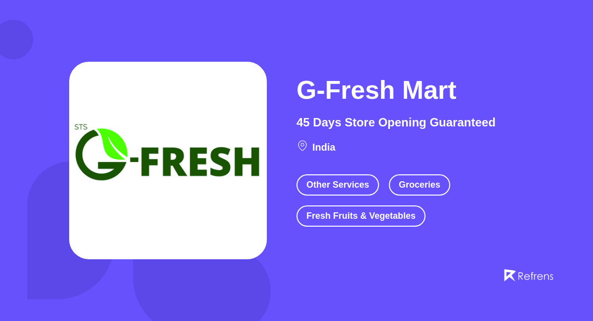 G-Fresh Mart -Refrens