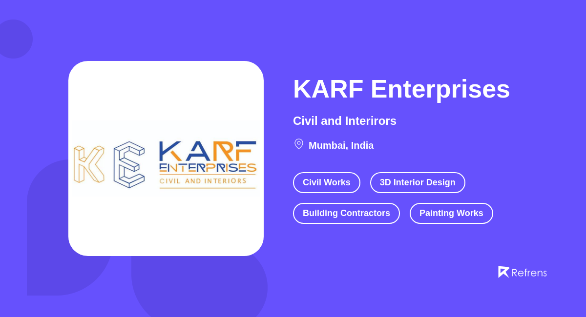 KARF Enterprises | 3D Interior Design, Mumbai -Refrens
