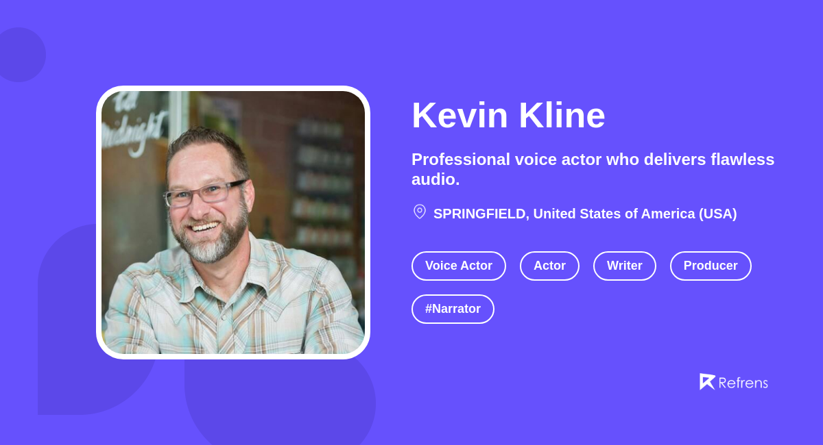 Kevin Kline | Actor, SPRINGFIELD -Refrens