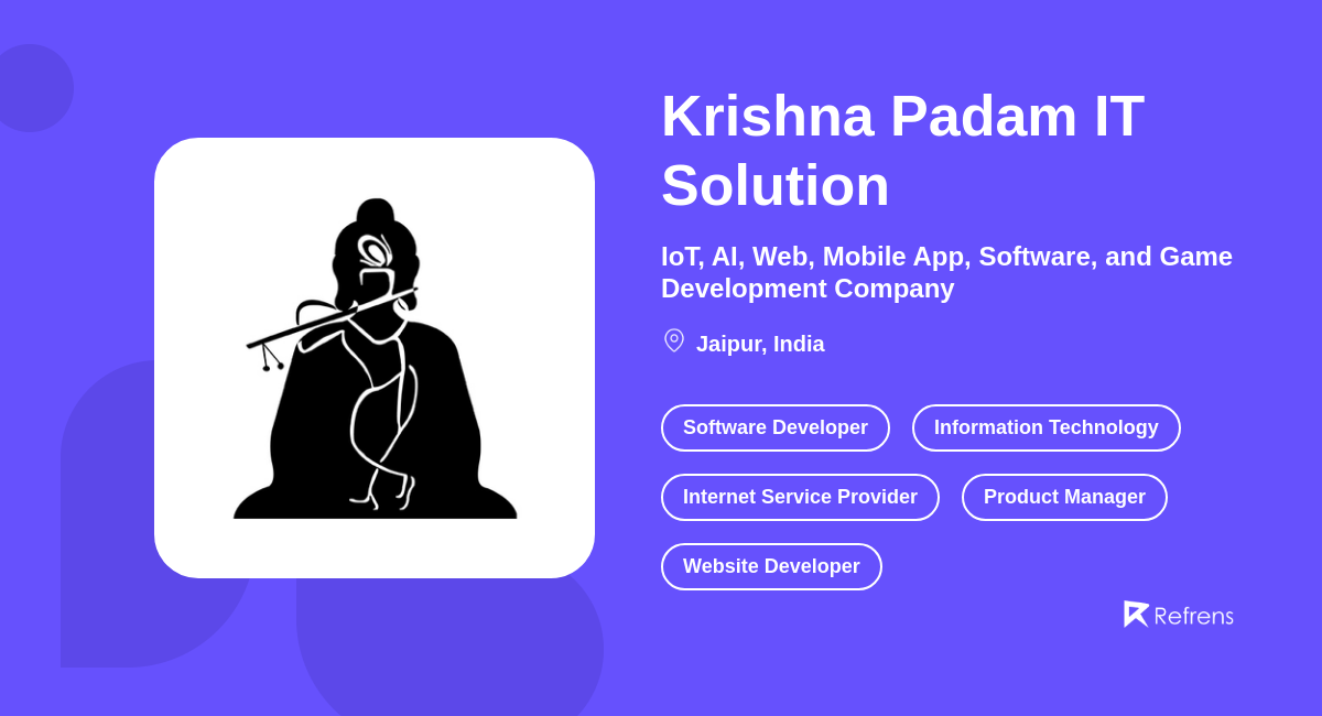 Krishna Padam IT Solution, Jaipur -Refrens