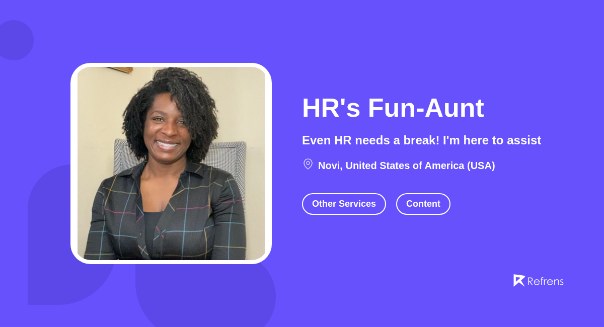 HR's Fun-Aunt | Other Services, Novi -Refrens