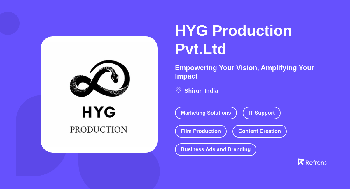 HYG Production Pvt.Ltd, Shirur -Refrens
