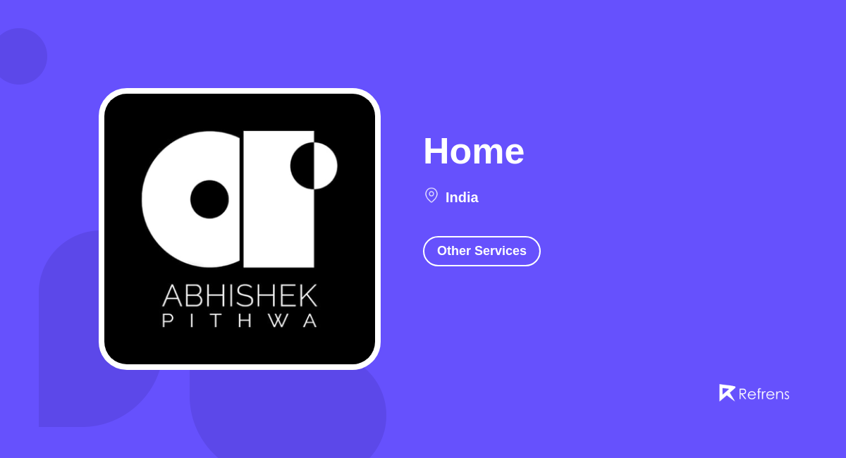 Home | Other Services -Refrens