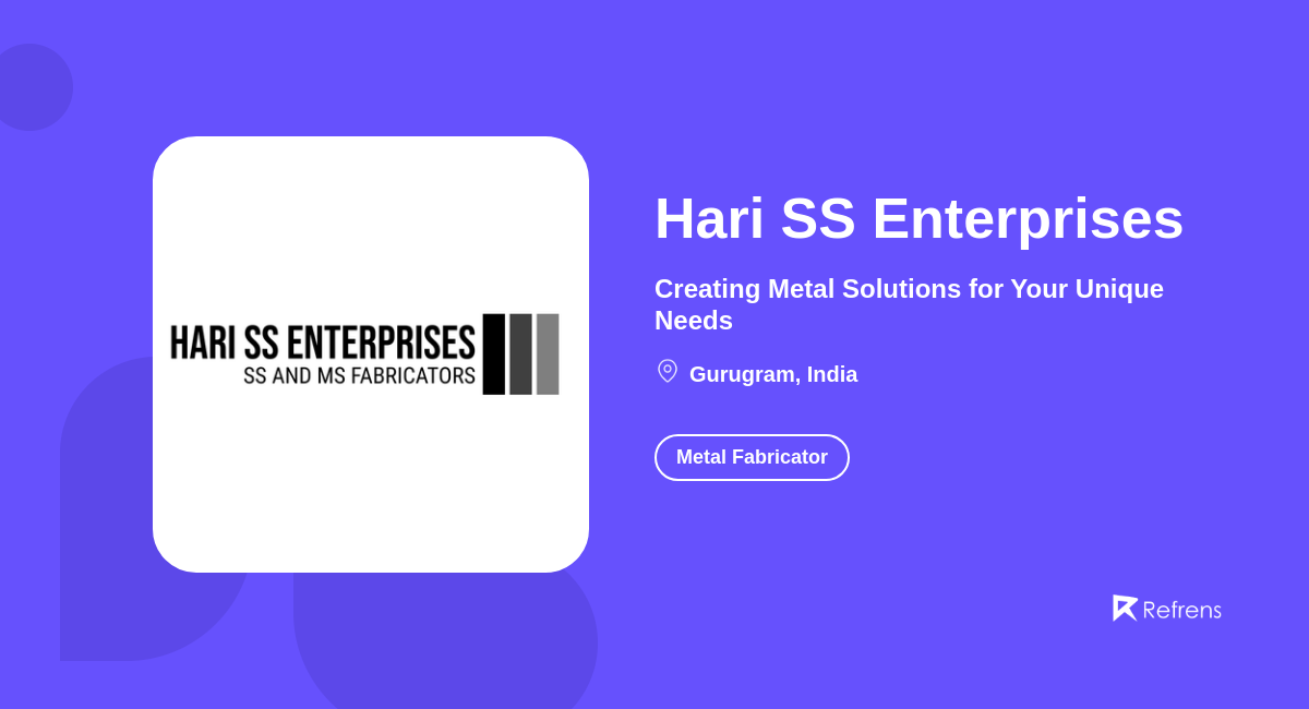 Hari SS Enterprises, Gurugram -Refrens