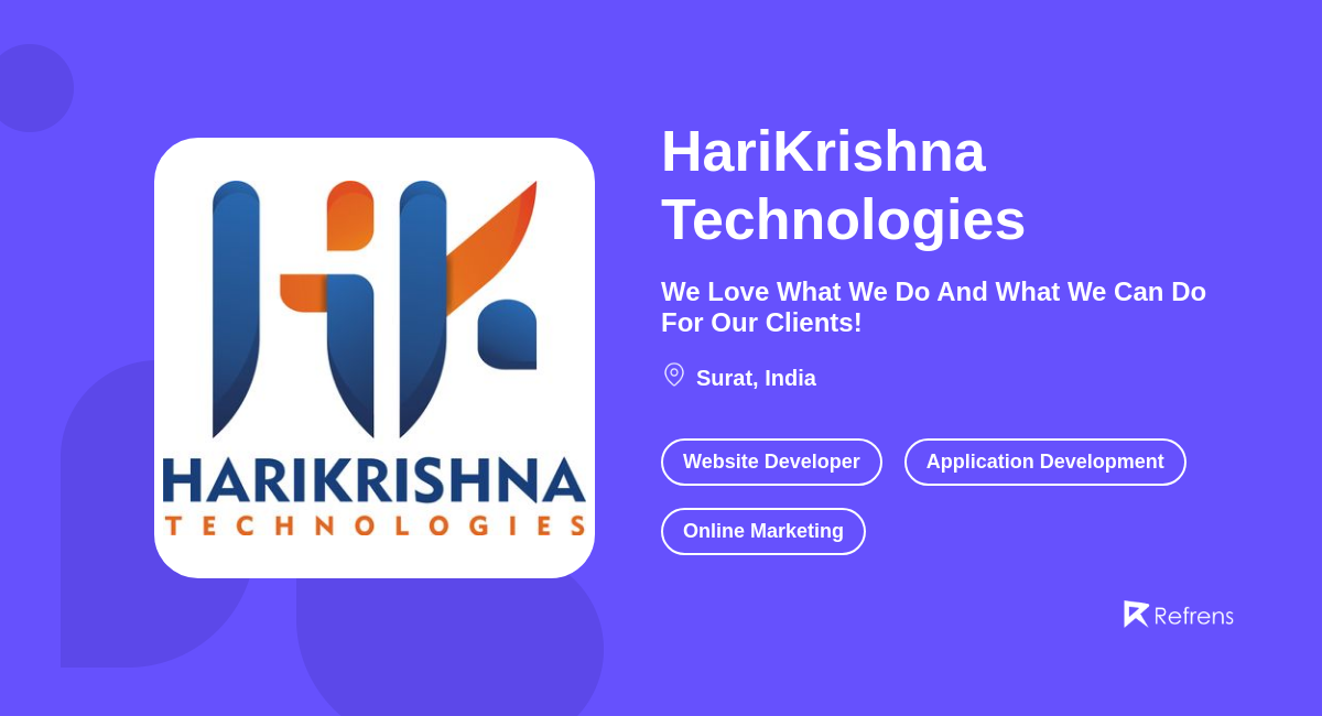 HariKrishna Technologies, Surat -Refrens