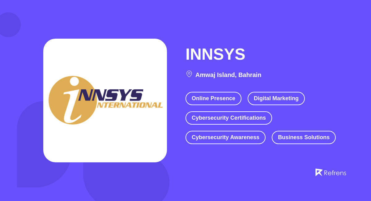 INNSYS | Digital Marketing, Amwaj Island -Refrens