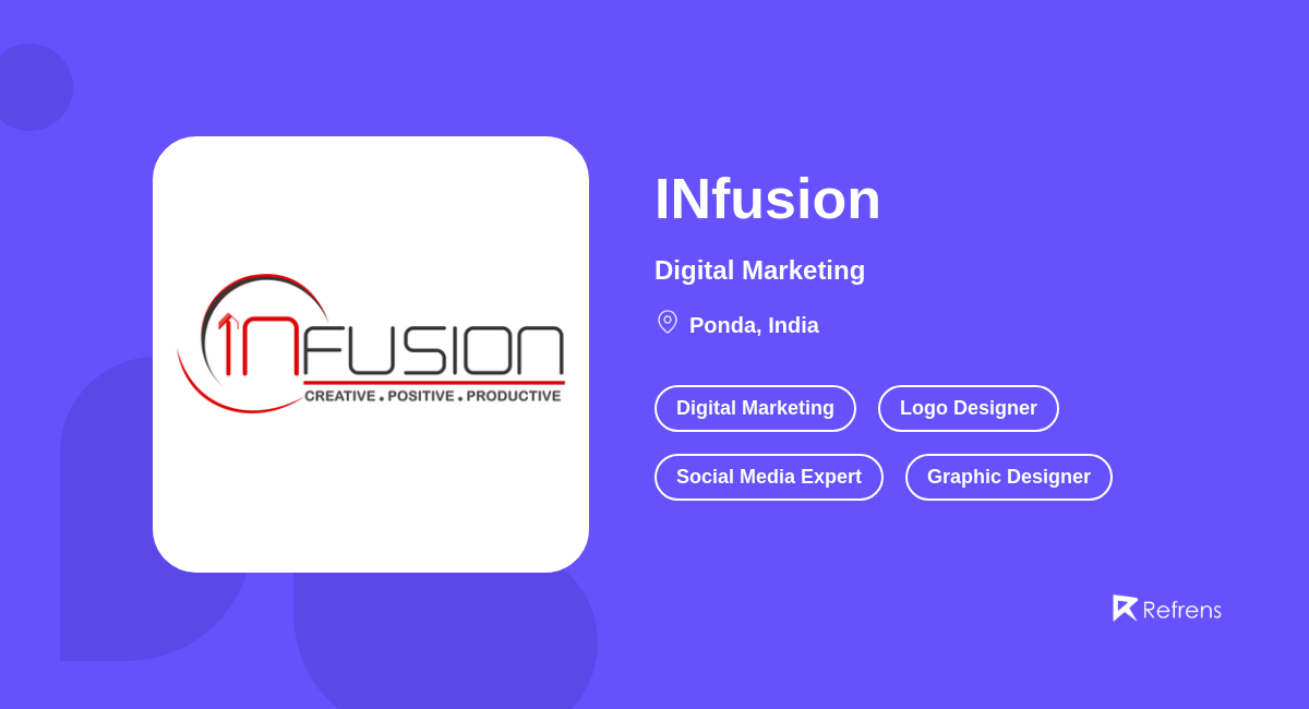 INfusion | Digital Marketing, Ponda -Refrens
