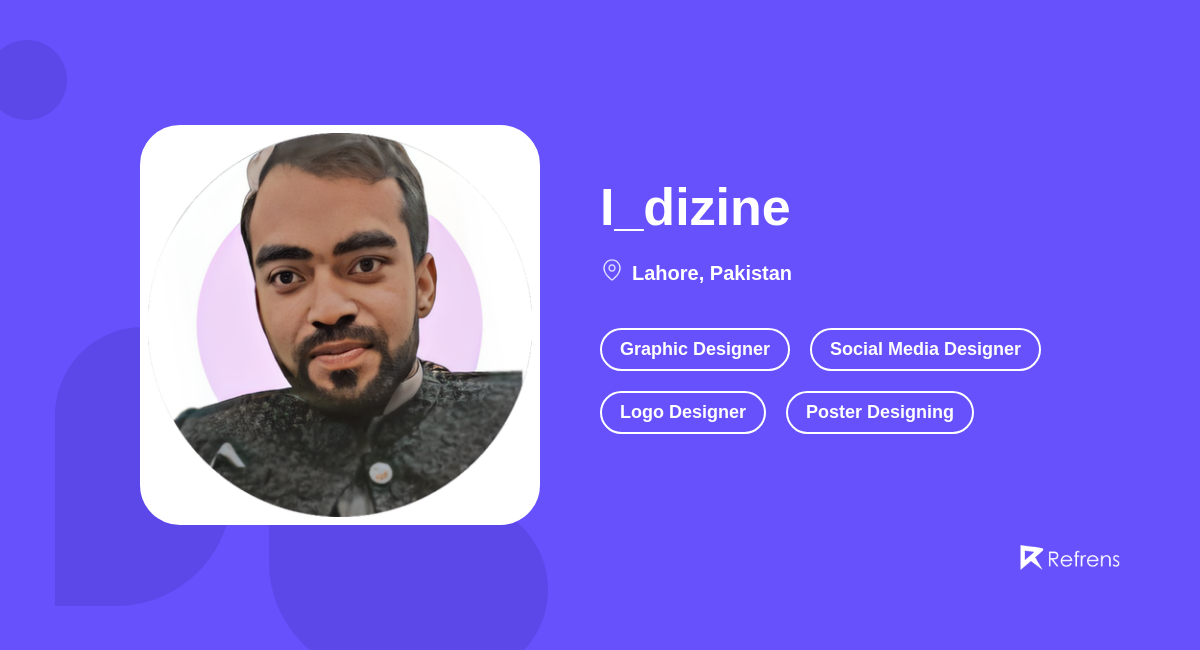I_dizine | Logo Designer, Lahore -Refrens