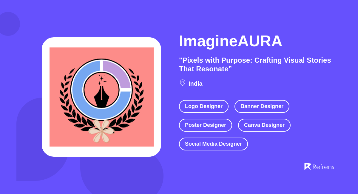 ImagineAURA | Logo Designer -Refrens
