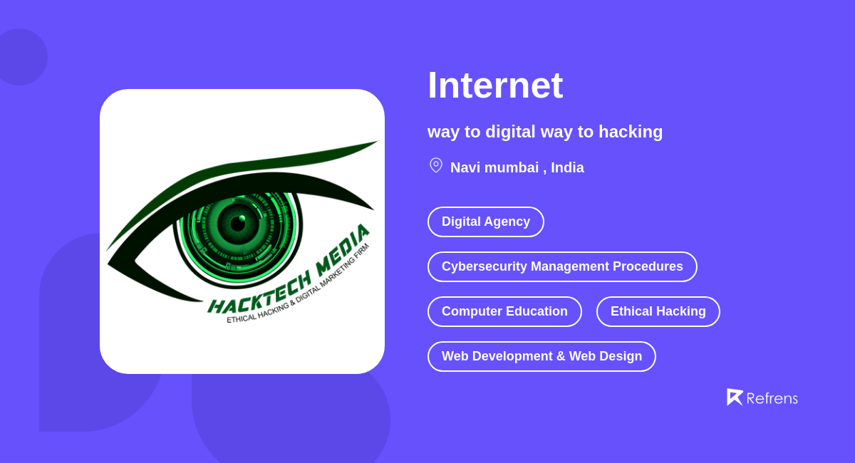 Internet | Web Development & Web Design, Navi mumbai -Refrens