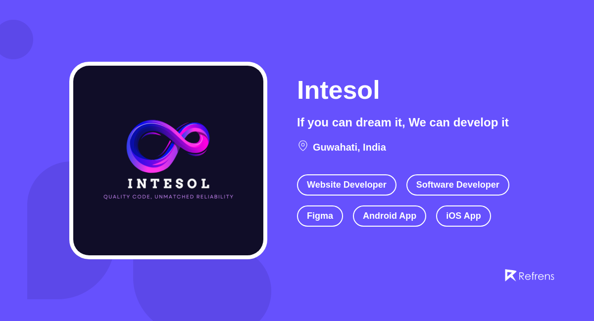 Intesol, Guwahati -Refrens