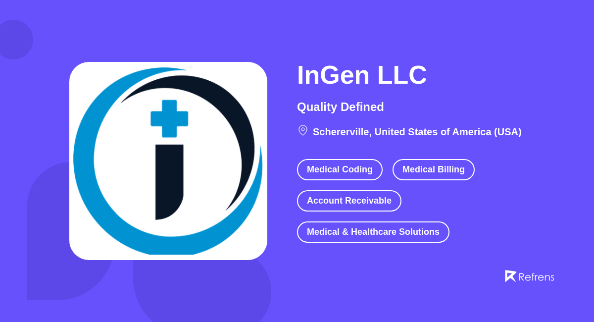 InGen LLC | Medical Billing, Schererville -Refrens