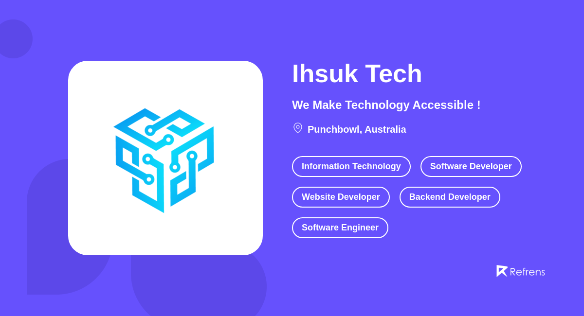 Ihsuk Tech, Punchbowl -Refrens