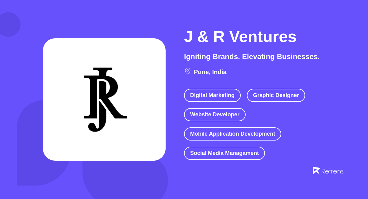 J & R Ventures, Pune -Refrens