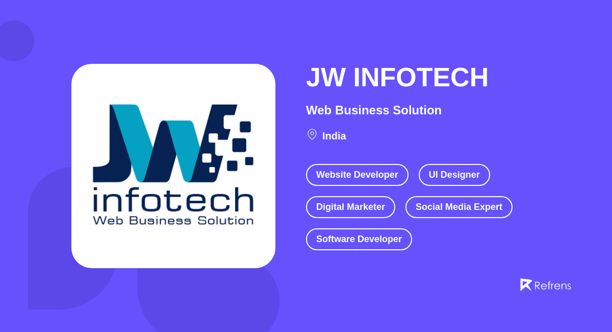 JW INFOTECH -Refrens