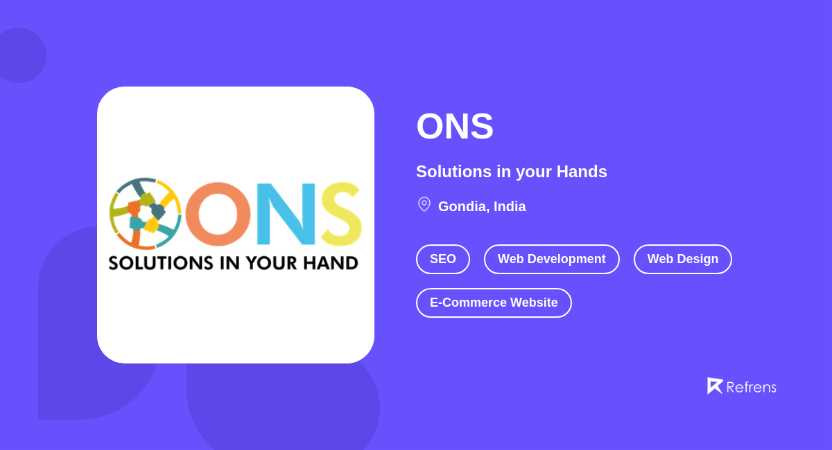 ONS, Gondia -Refrens