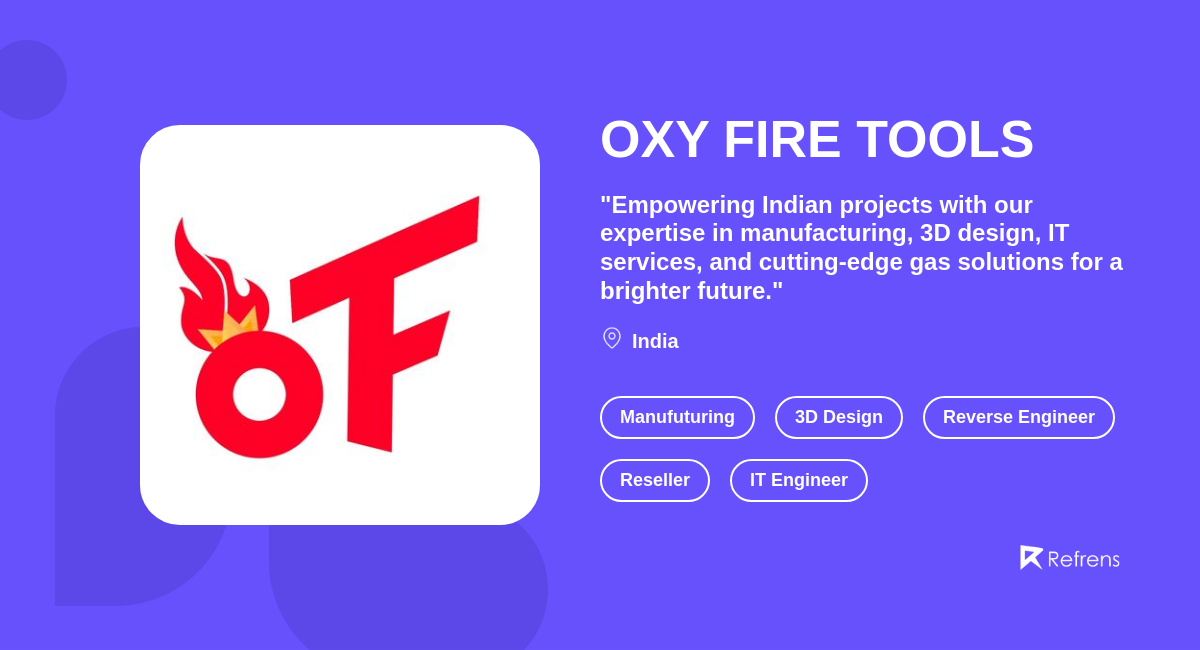 OXY FIRE TOOLS -Refrens