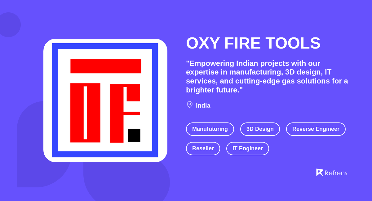 OXY FIRE TOOLS -Refrens