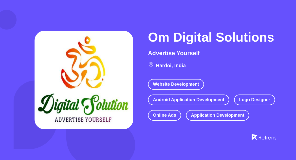 Om Digital Solutions | Website Developer, Hardoi -Refrens
