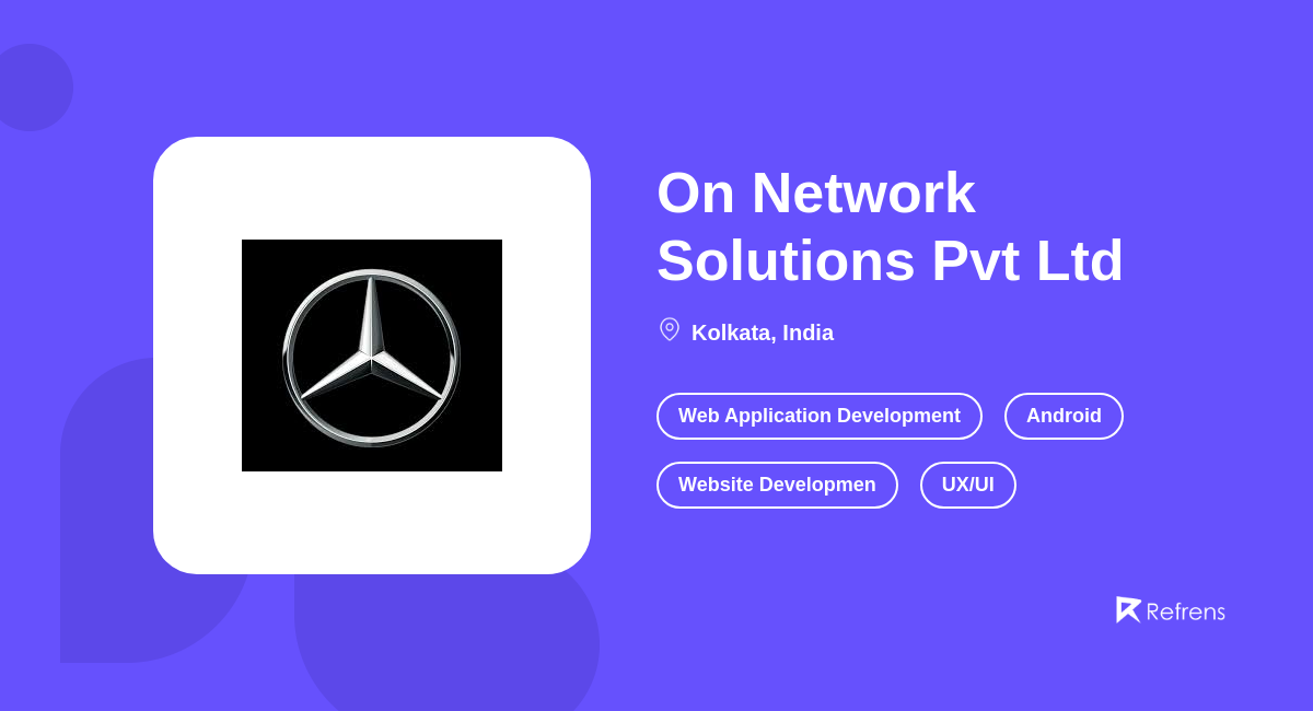 On Network Solutions Pvt Ltd | Web Application Development, Kolkata -Refrens