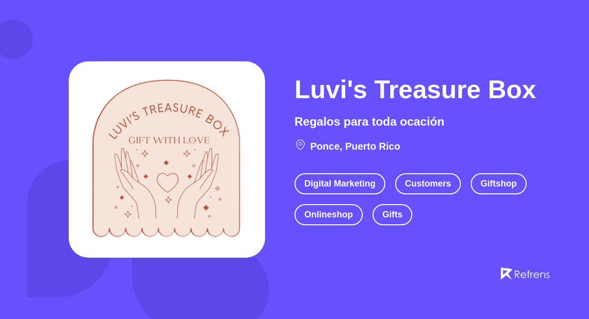 Luvi's Treasure Box | Digital Marketing, Ponce -Refrens