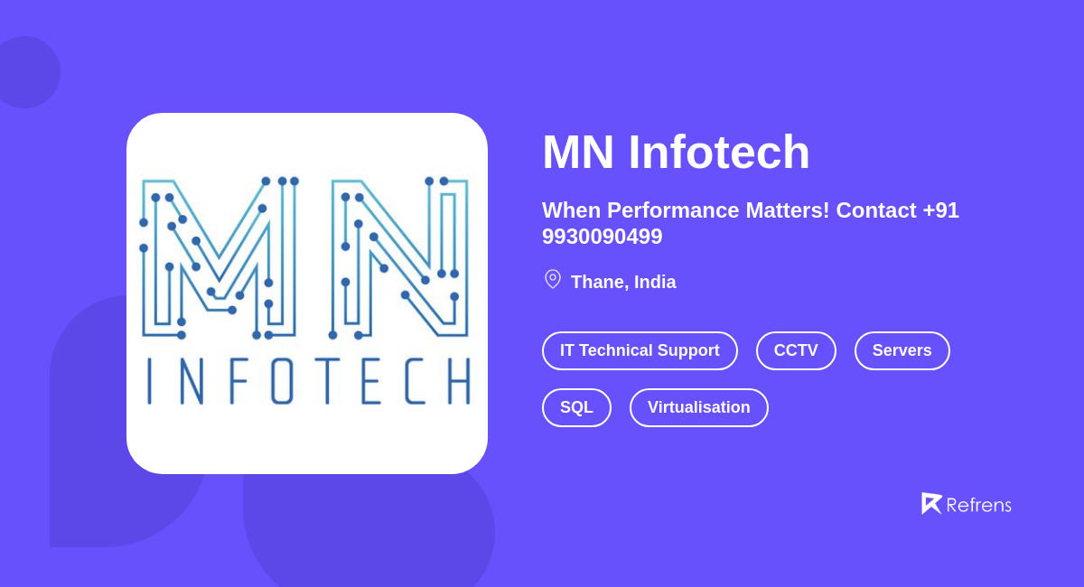 MN Infotech | CCTV, Thane -Refrens