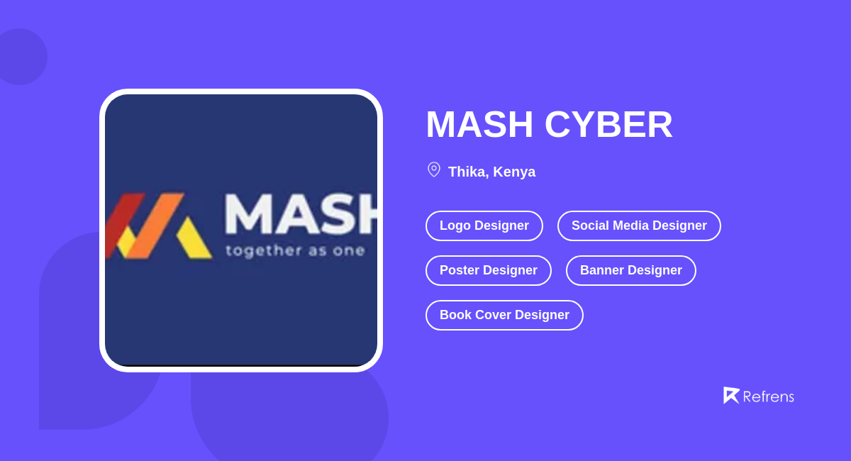 MASH CYBER | Logo Designer, Thika -Refrens