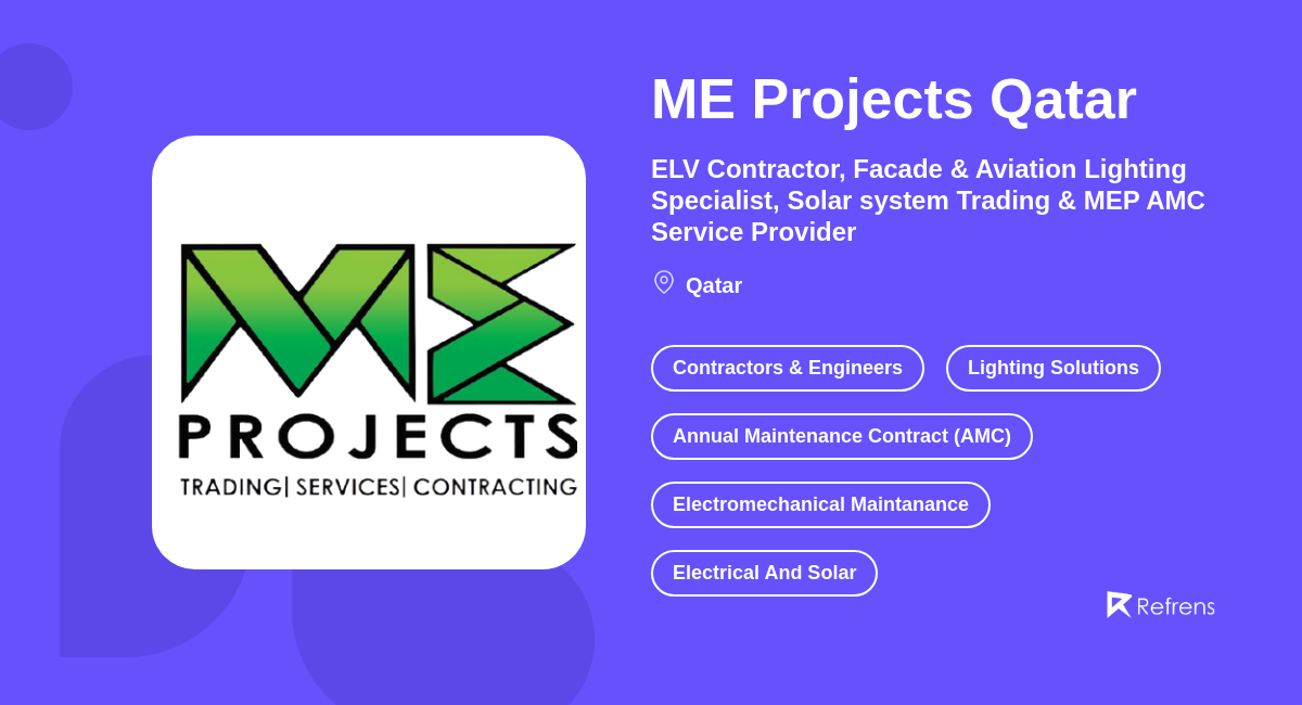 ME Projects Qatar -Refrens