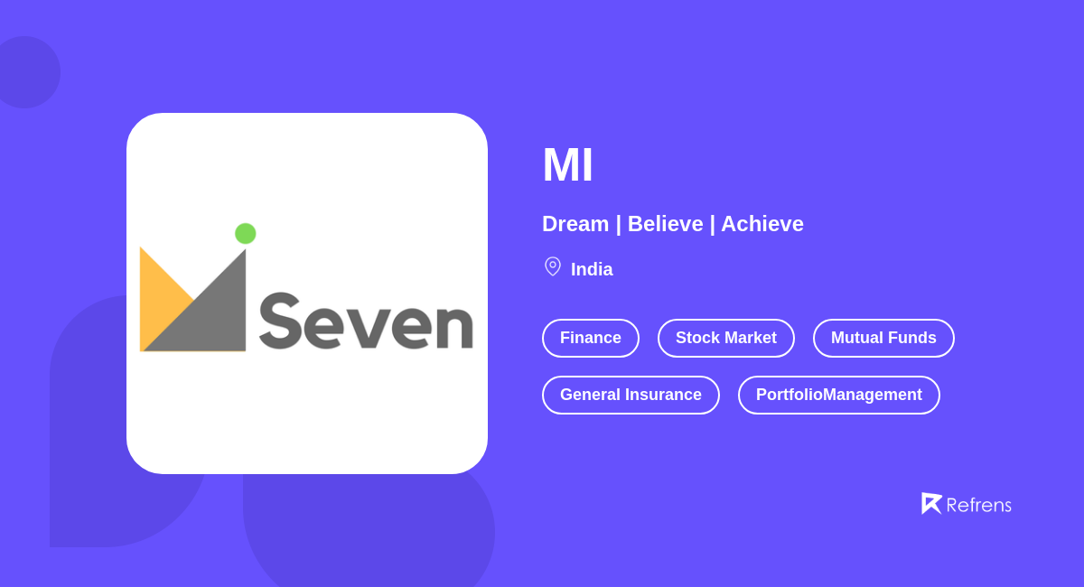 MI | Finance -Refrens