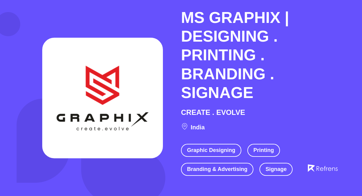 MS GRAPHIX | DESIGNING . PRINTING . BRANDING . SIGNAGE | Branding ...
