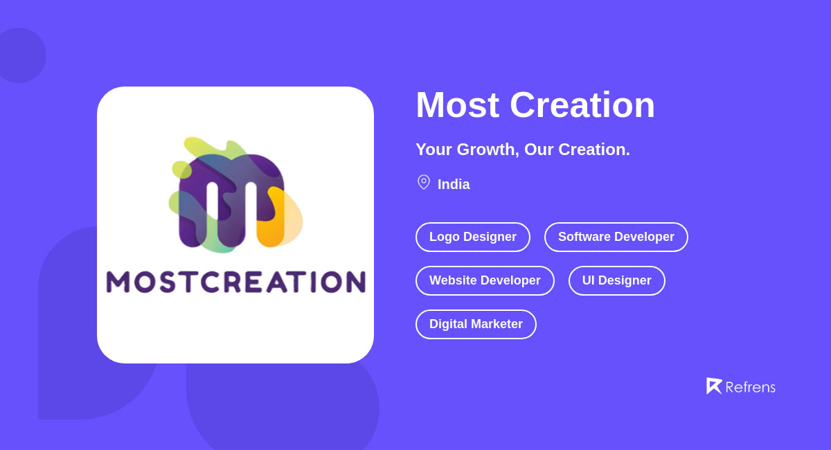 Most Creation -Refrens