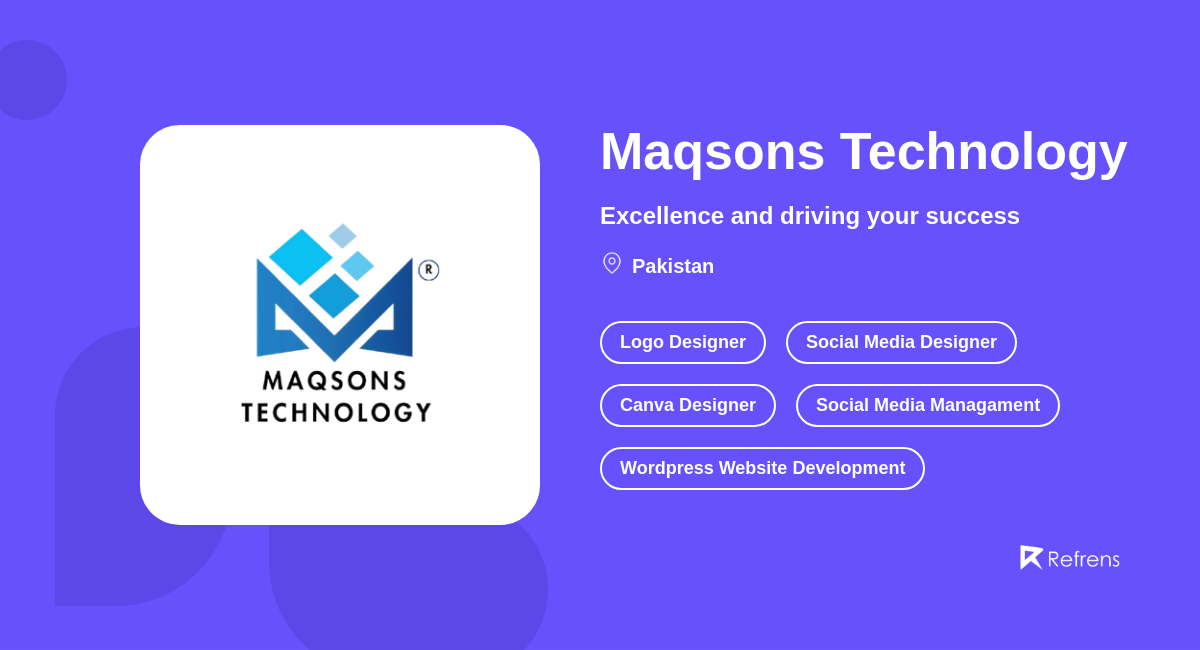 Maqsons Technology -Refrens