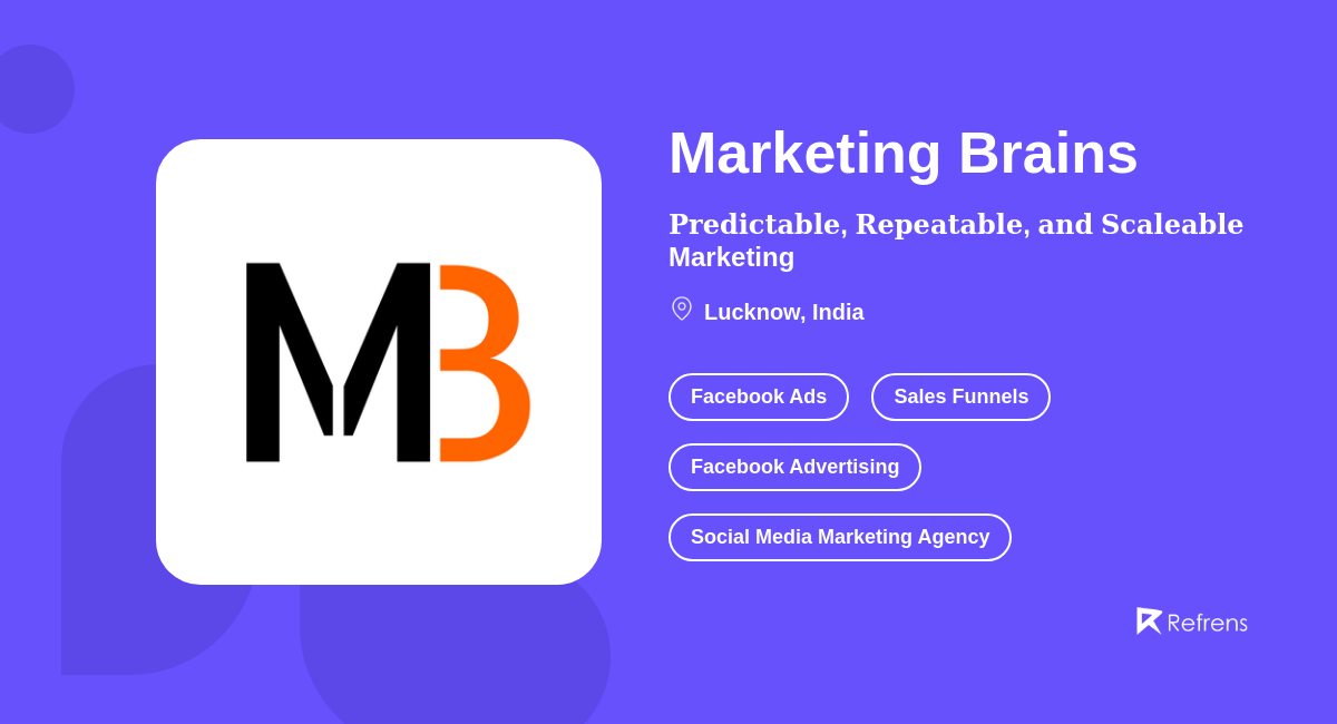Marketing Brains, Lucknow -Refrens