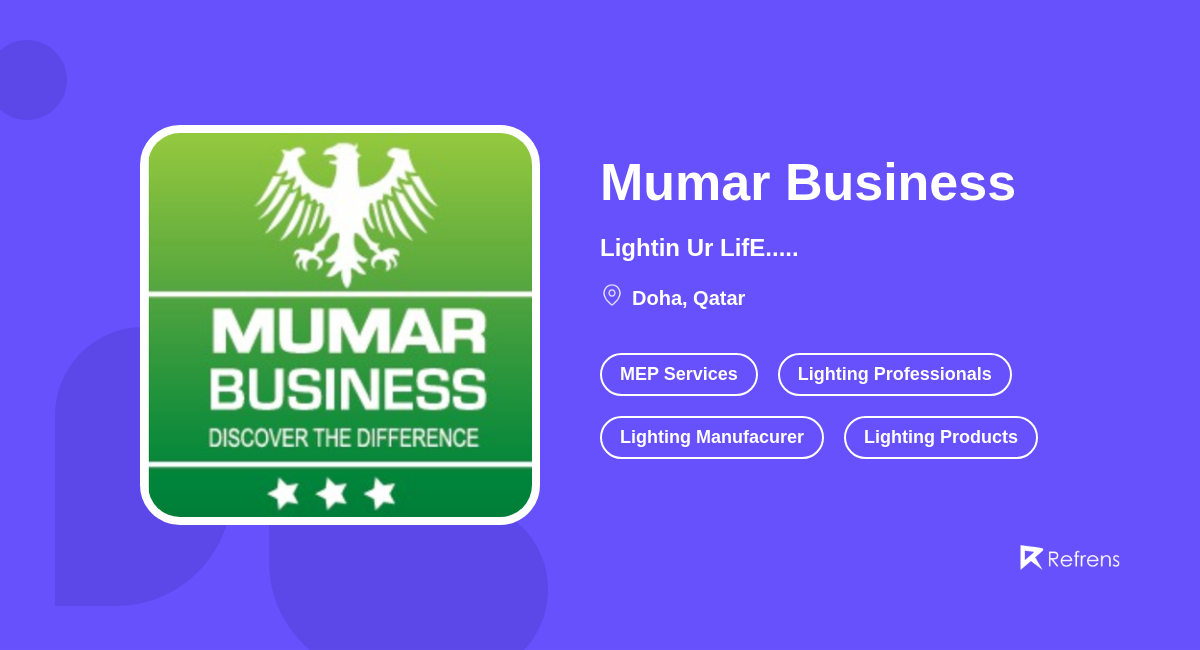 Mumar Business, Doha -Refrens