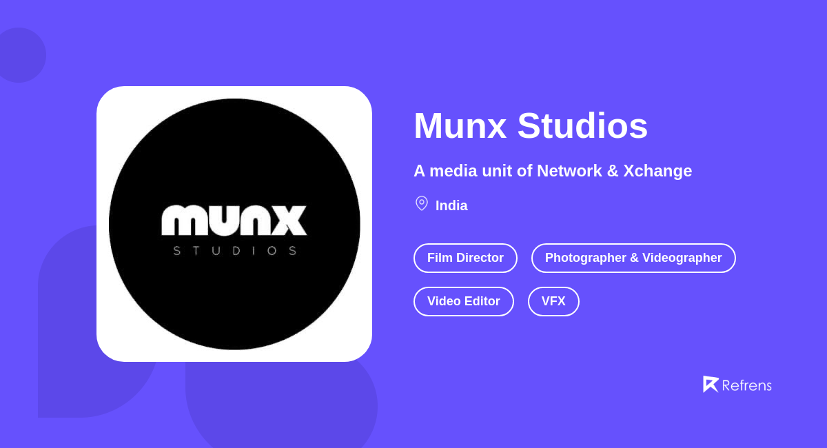 Munx Studios -Refrens