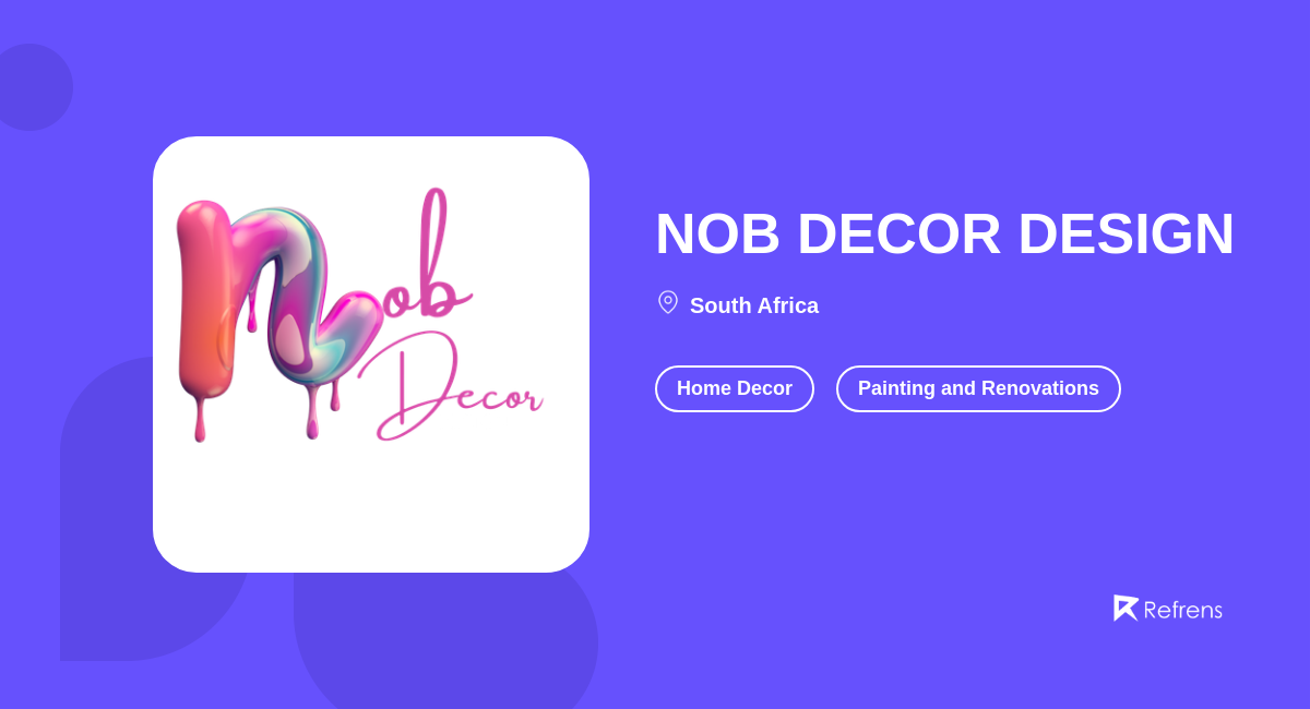 NOB DECOR DESIGN | Home Decor -Refrens